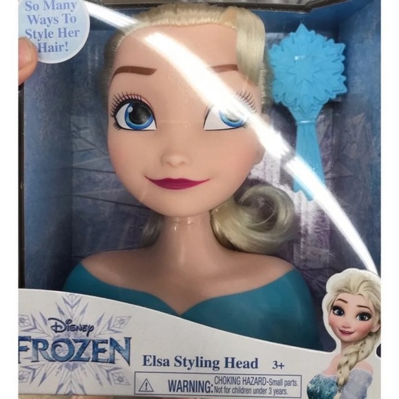 Disney | Other | New Disney Frozen Elsa Styling Head | Poshmark